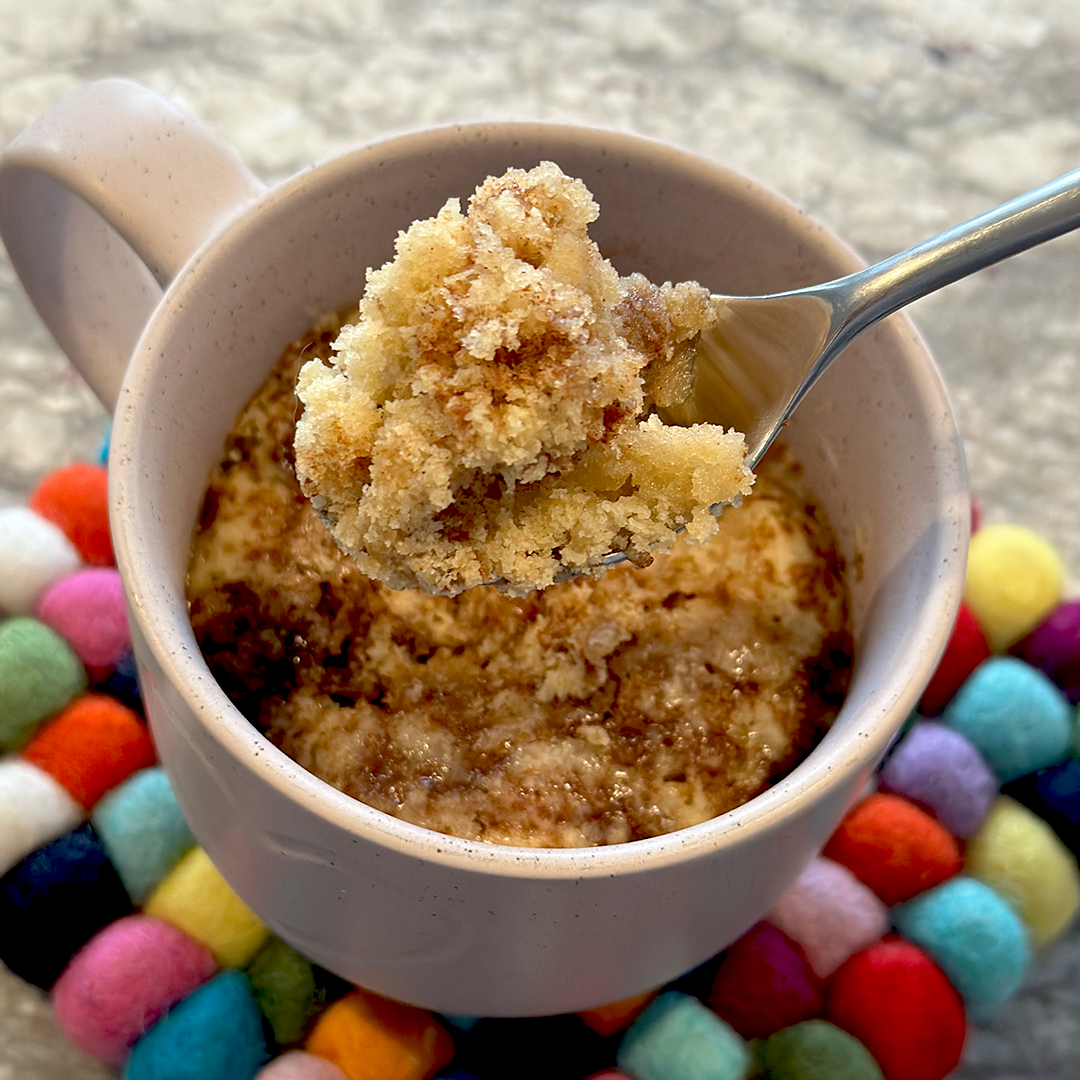 Cinnamon Swirl Mug Cake | Kids with Food Allergies